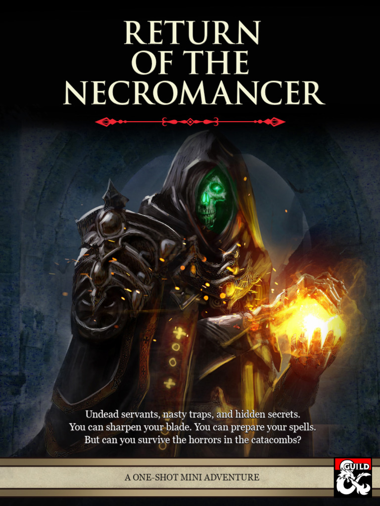 Return of The Necromancer Level 4 Mini Adventure | PDF | License ...