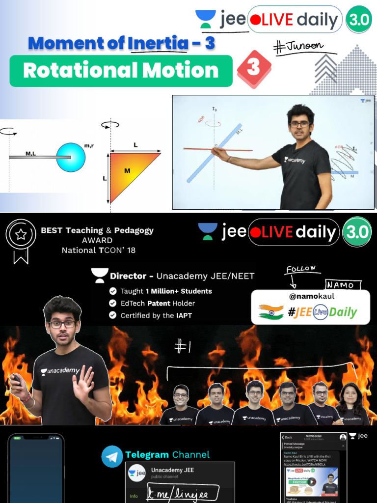 Rotational Motion 3 | PDF | Rotation Around A Fixed Axis | Physical Phenomena