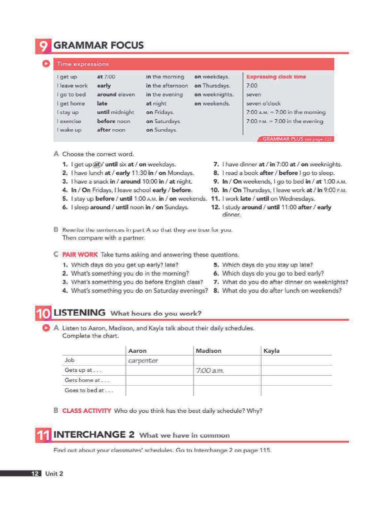 Time Expressions | PDF