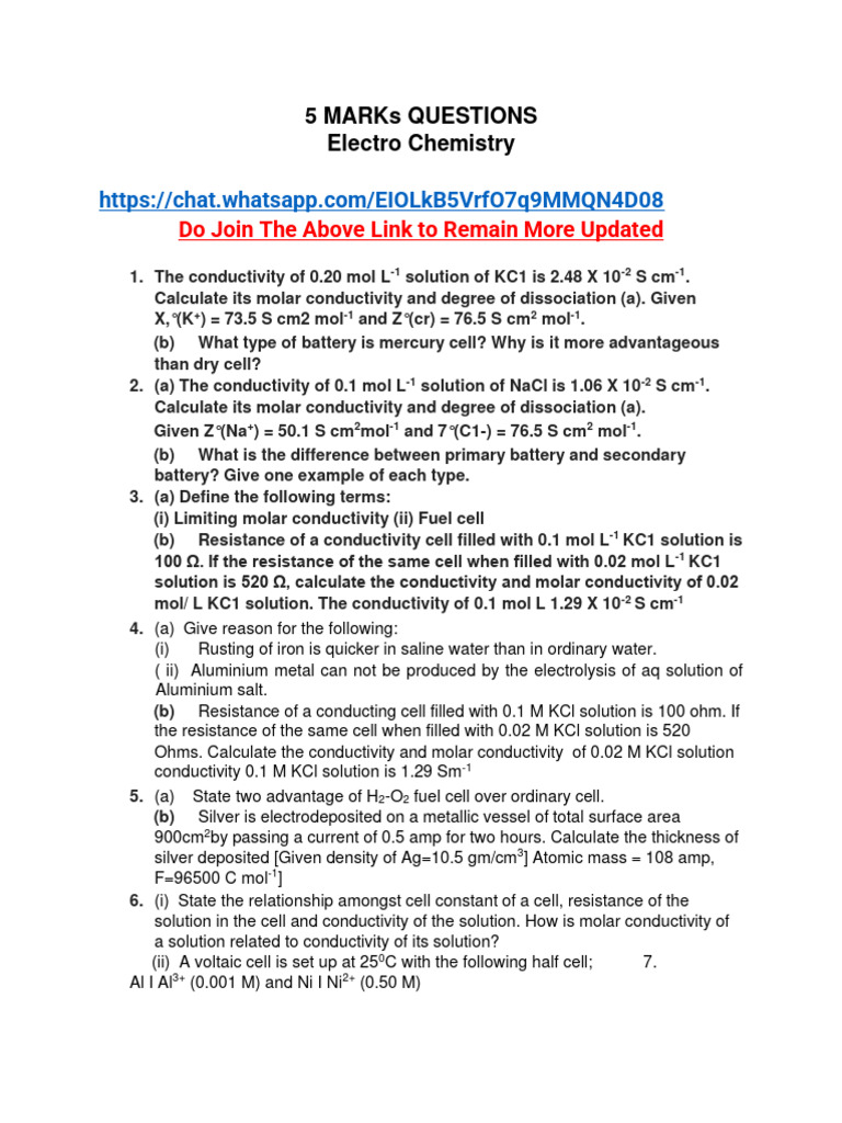 5 MARKS QUESTIONs PYQs CH 3 | PDF | Electrical Resistivity And Conductivity | Ph