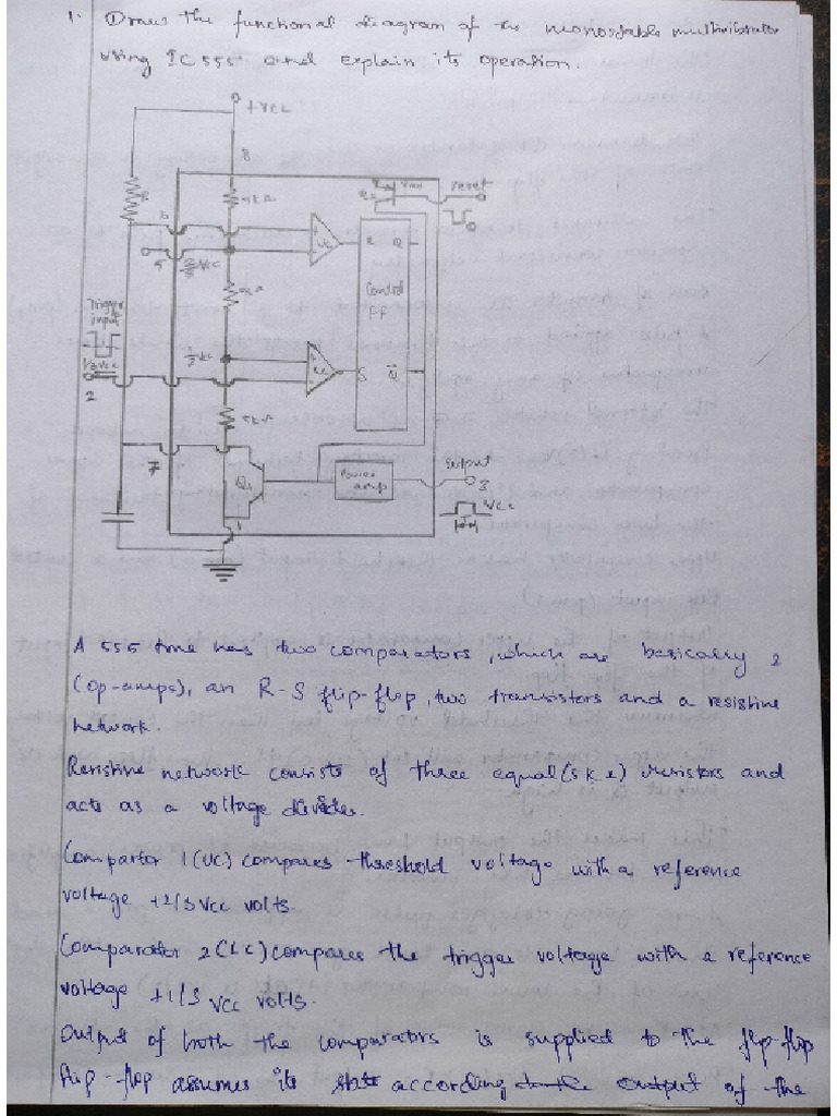 analog and digital circuits assignment | PDF