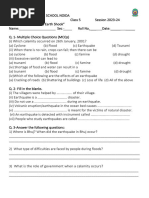 Class 5 - Science - Soil Erosion and Conservation - Work Sheet | PDF ...