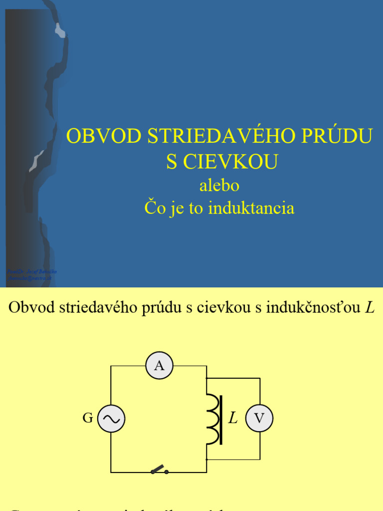 02-Obvod Striedaveho Prudu S Indukcnostou | PDF