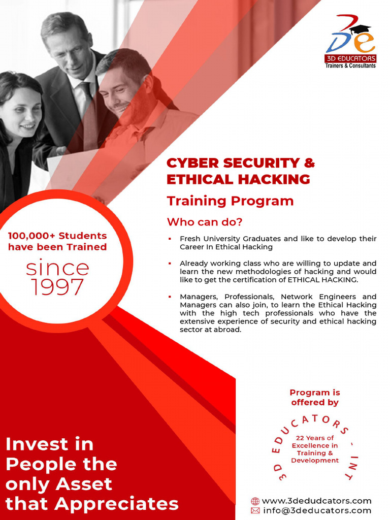 Ethicalhacking (Brochure) | PDF | Security | Computer Security