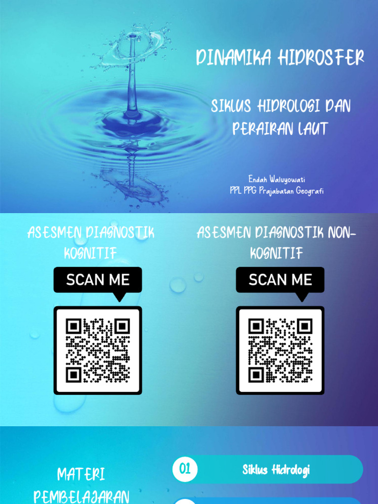 Siklus Hidrologi Kelas X-3 | PDF