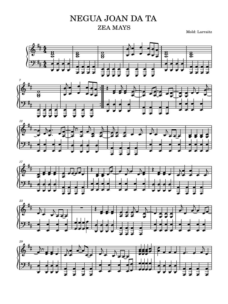 Negua Joan Da Ta | PDF