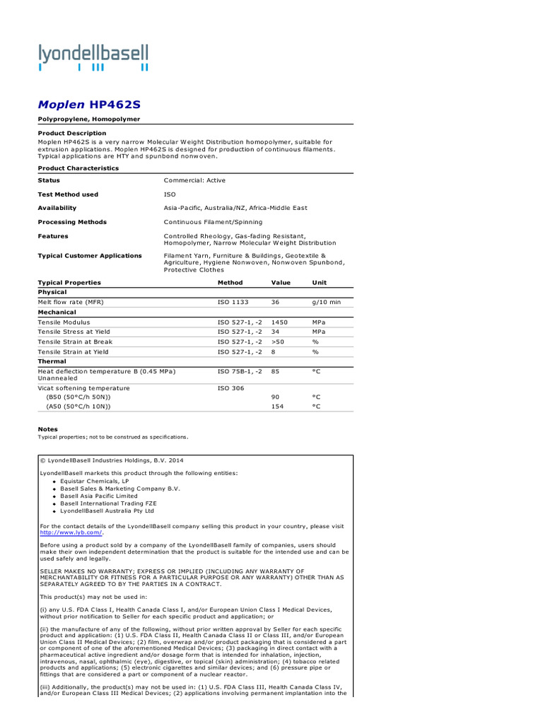 Technical Data Sheet - ISO | PDF | Medical Device | Food And Drug ...