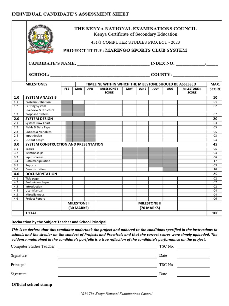 Assess Sheet | Download Free PDF | Software Engineering | Information Technology