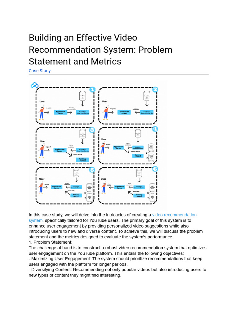 Building An Effective Video Recommendation System: Problem Statement and Metrics | PDF ...