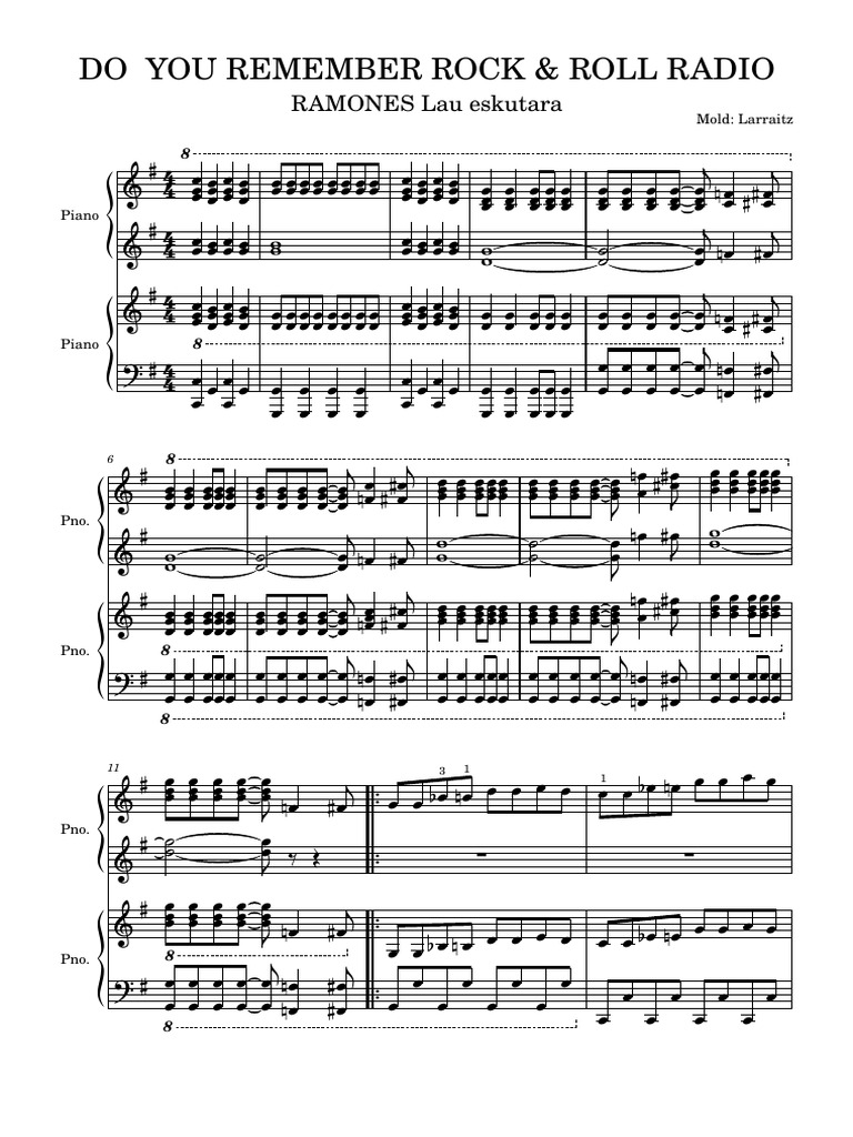 Do You Remember Rock & Roll Radio Lau Eskutara | PDF