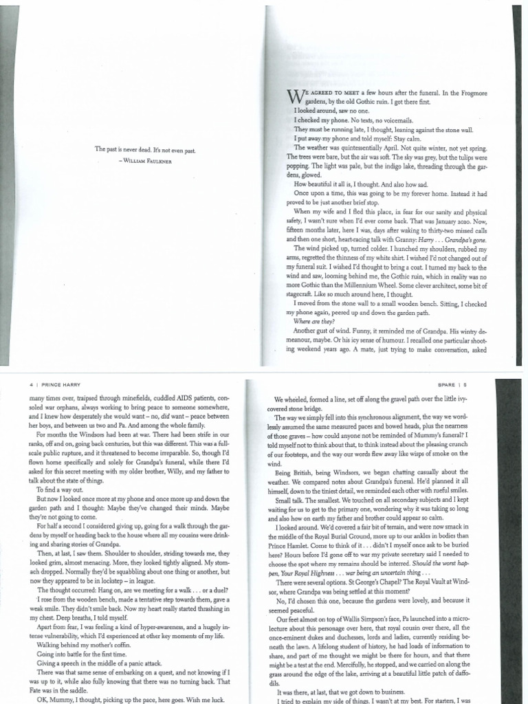 Spare by Prince Harry | PDF