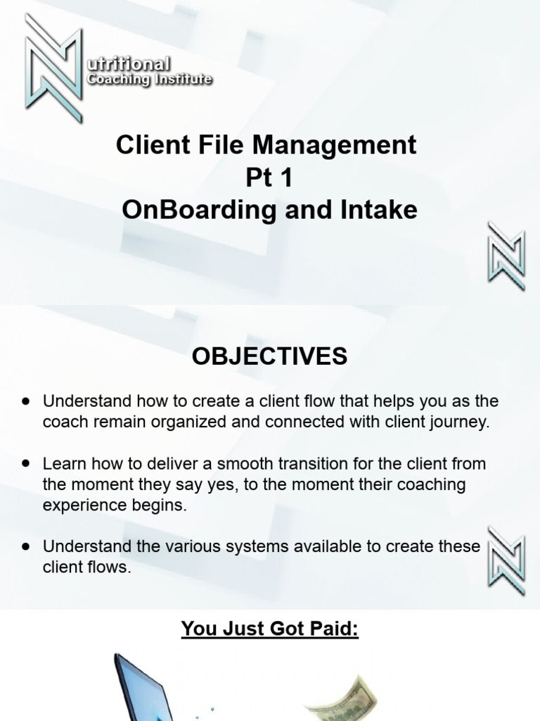 Client File Management Pt1 | PDF | Communication