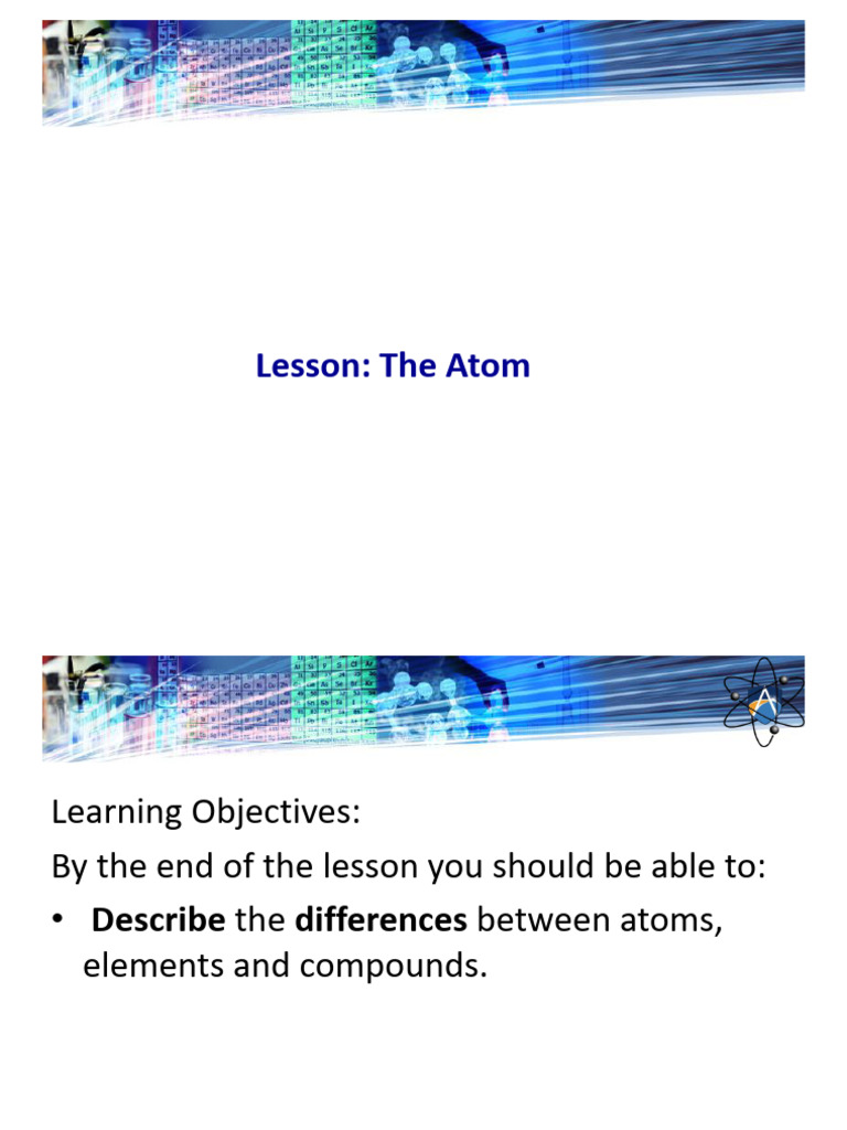 Parts of an atom | PDF | Atoms | Proton