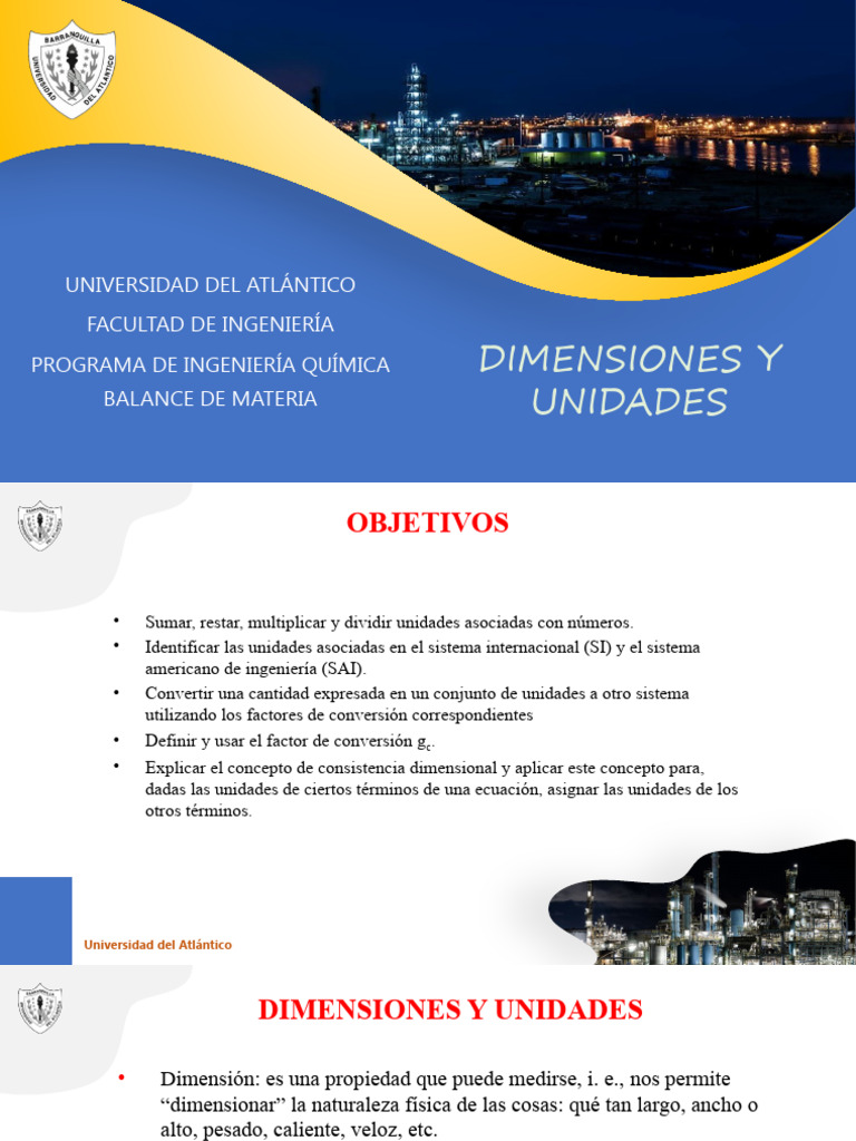 Dimensiones y Unidades 2023-2 | PDF | Longitud | Sistema Internacional ...