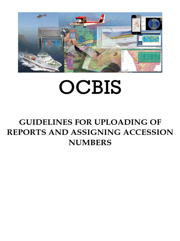 Guideline For Uploading Reports In Ocbis Pdf Computer File Software