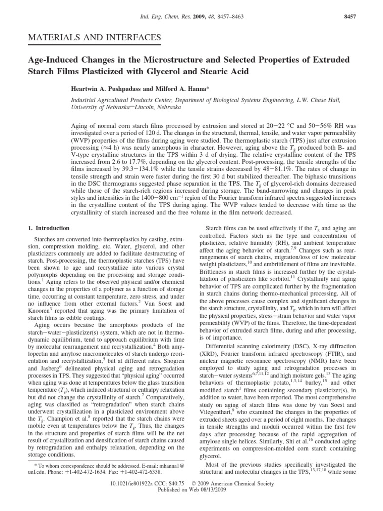 Age-Induced Changes in The Microstructure and Selected Properties of ...