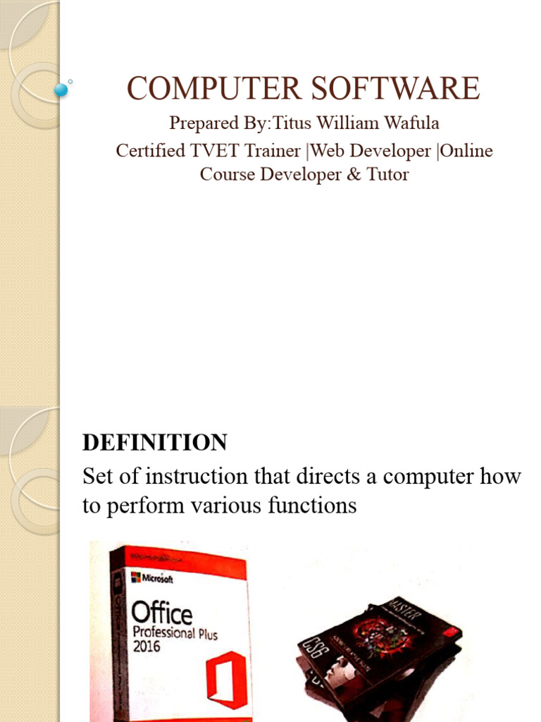 Computer Software | Download Free PDF | Operating System | Software