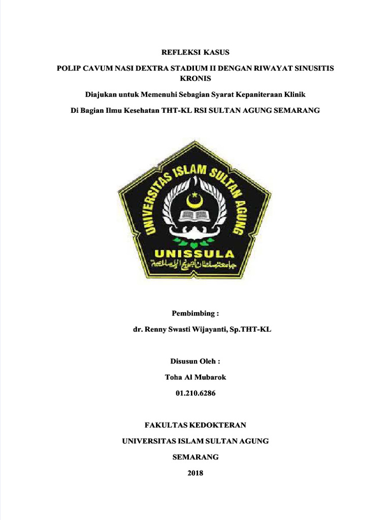 Polip Hidung Stadium II pada Pasien THT | PDF