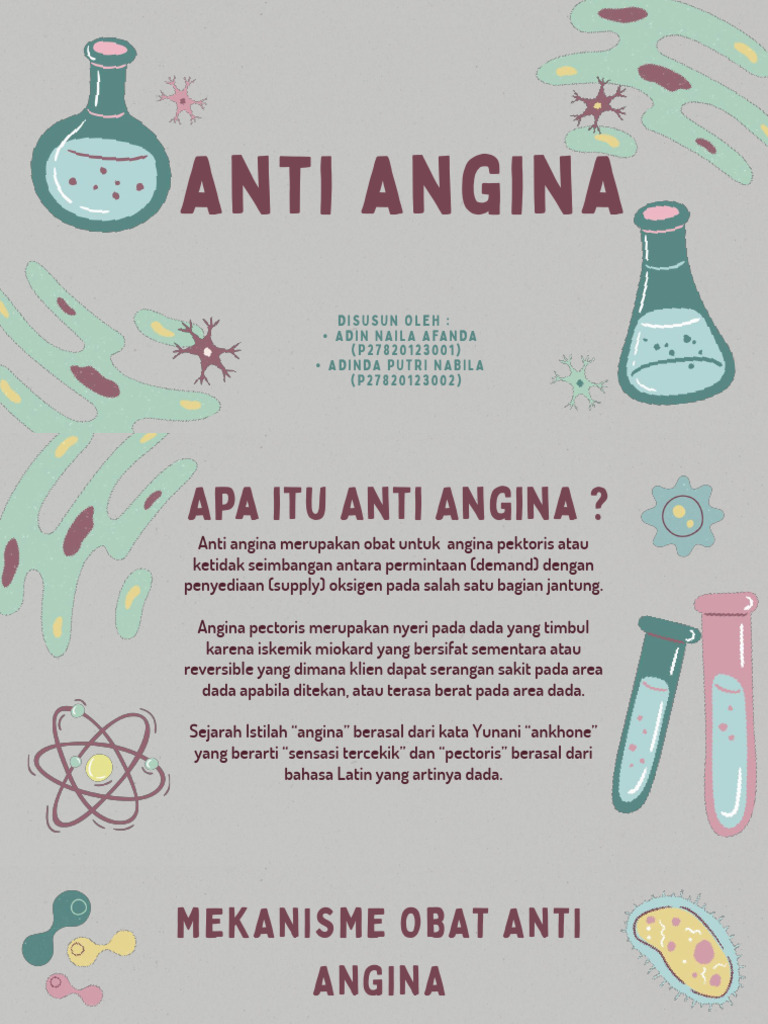 Obat Anti Angina: Mekanisme dan Dosis | PDF