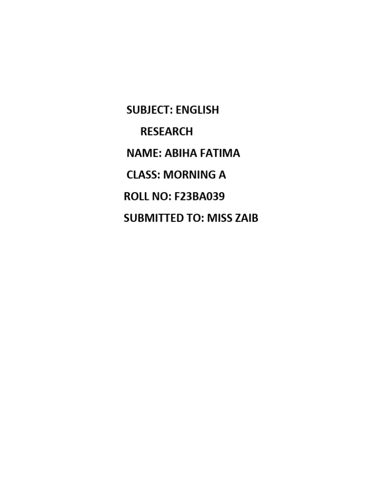 Research Paper (English) | PDF | Critical Thinking | Thought