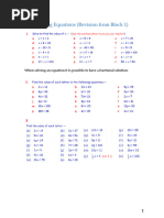 Solving Equations Worksheet Pdf Mathematical Concepts