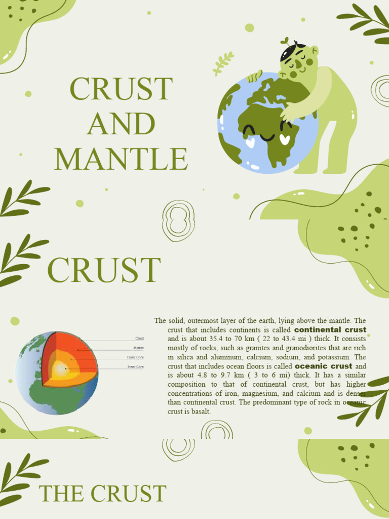 Crust and Mantle | PDF | Crust (Geology) | Earth