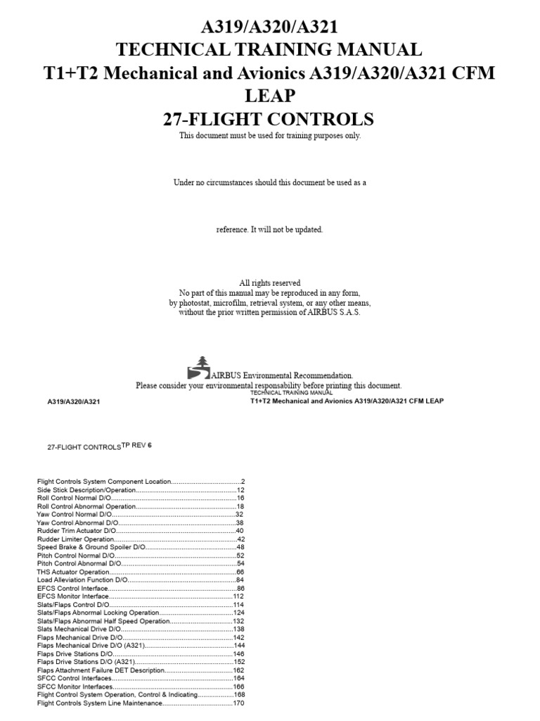 Ata 27 | Download Free PDF | Aircraft Flight Control System | Flight Control Surfaces