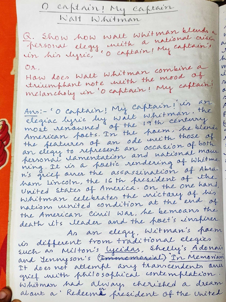 O Captain! My Captain! | PDF