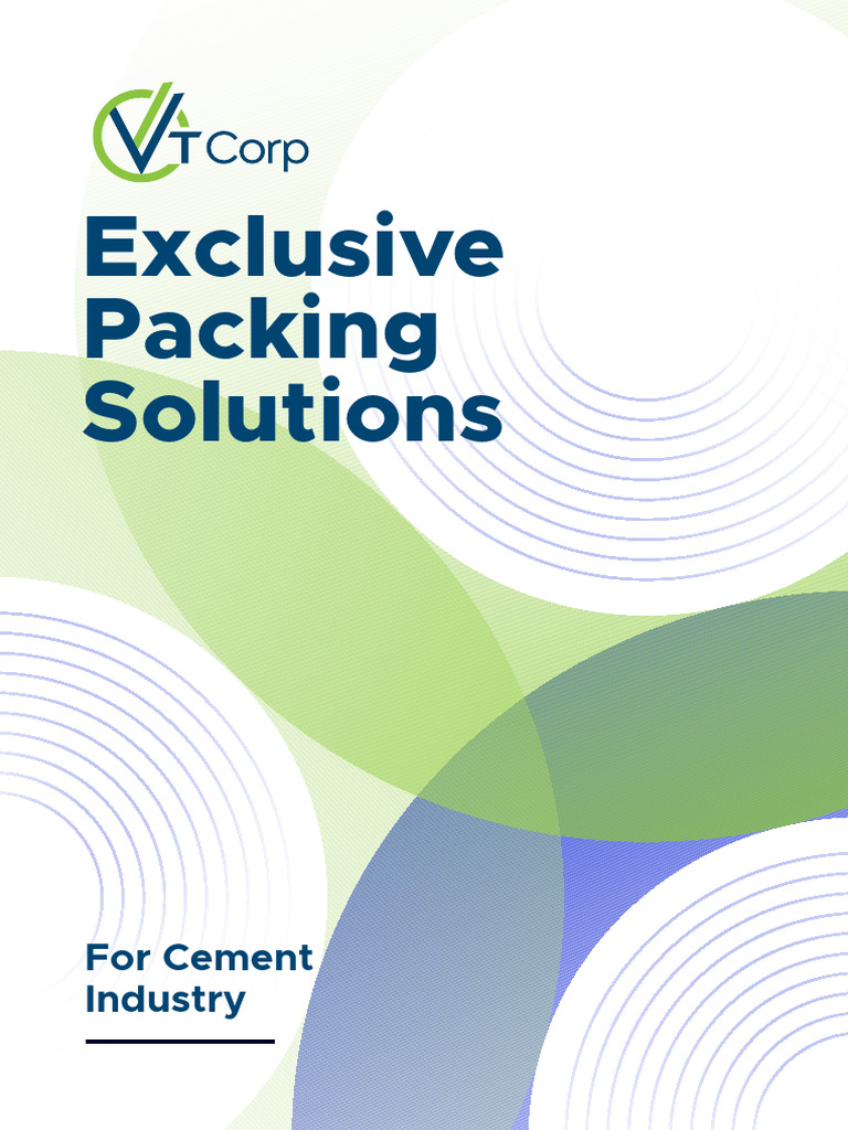 VT Corp Cement Broucher | PDF | Cement | Machines