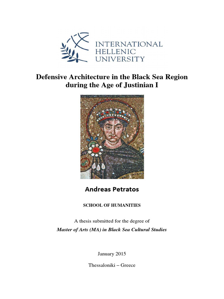 Defensive Architecture in The Black Sea | PDF | Byzantine Empire | Fortification