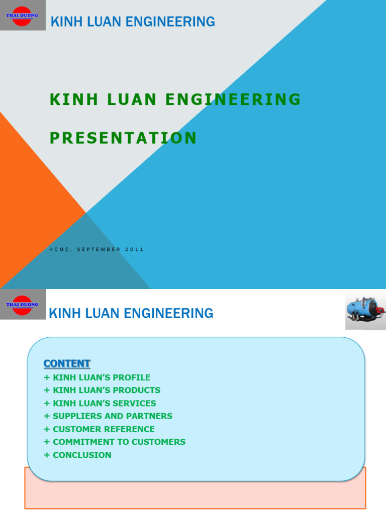 Kinh Luan Engineering Overview | PDF | Boiler | Steam