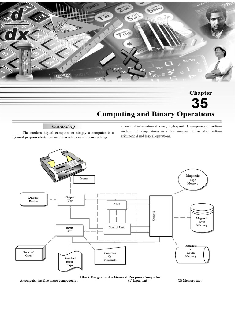01-Self Theory-Computing & Binary - (Part 1) | Download Free PDF | Computer Data Storage | Input ...