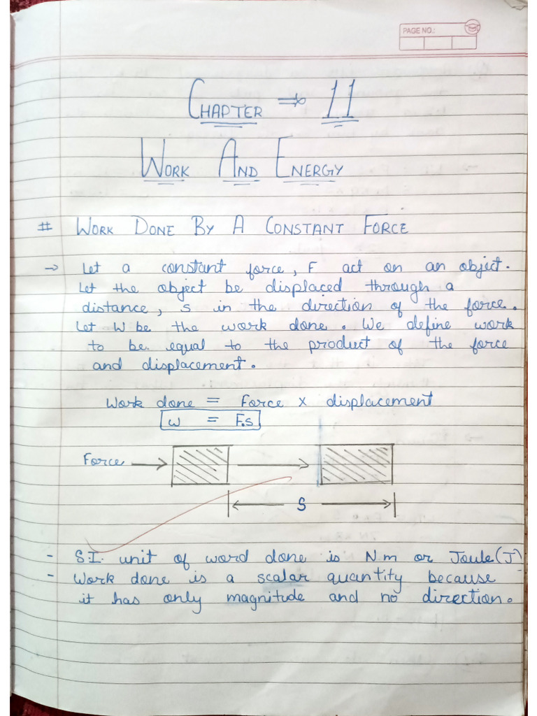 Physics - Work and Energy | PDF