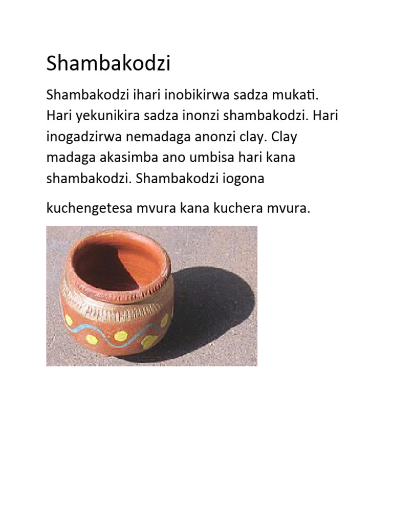 Shambakodzi | PDF