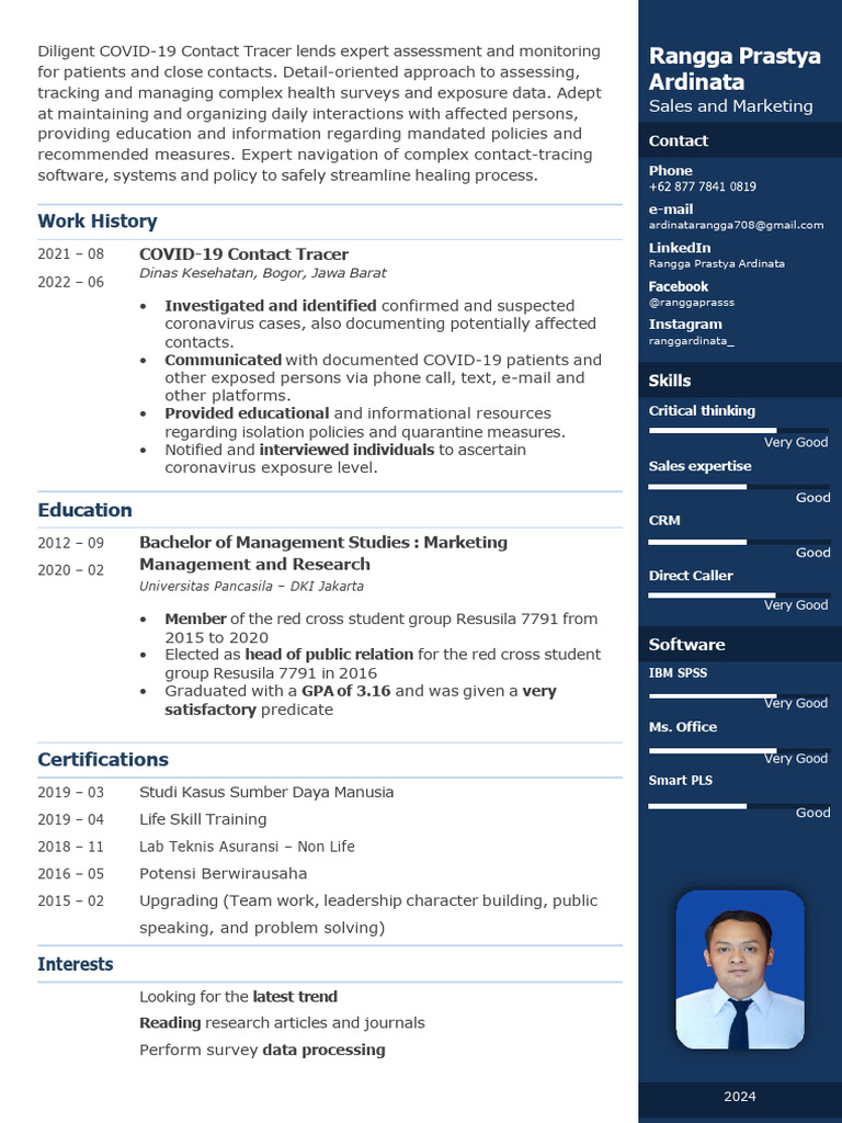 Rangga Prastya Ardinata - CV | PDF