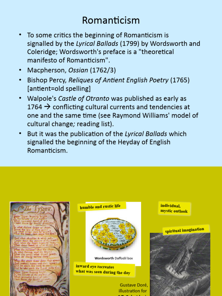 BEd 043 History of Literatures in English 08 - Romanticism | PDF ...