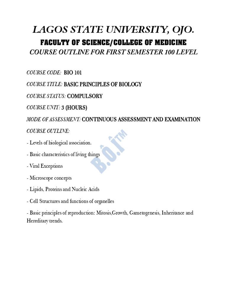 First Semester Course Outline - 1 | PDF | Trigonometric Functions ...