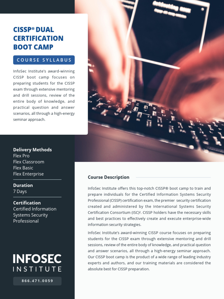 InfoSec Institute's 7 Day CISSP Boot Camp Detailed Syllabus | Download ... InfoSec Institute's 7 Day CISSP Boot Camp Detailed Syllabus | Download ...