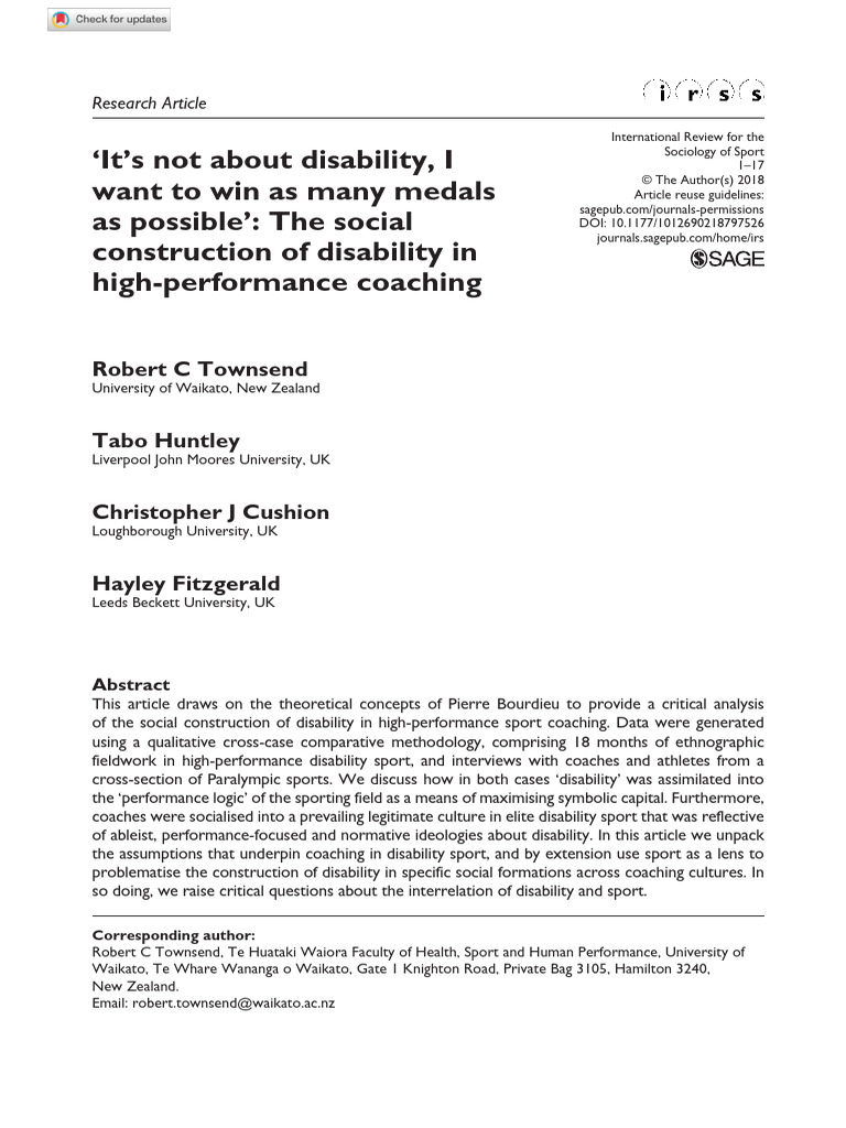 'It's Not About Disability, I Want To Win As Many Medals As Possible ...