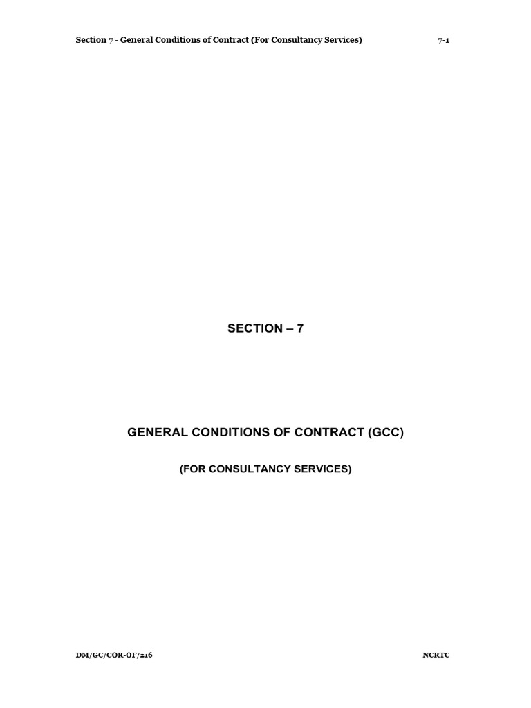 7 Section 7 GCC | PDF | Professional Liability Insurance | Employment