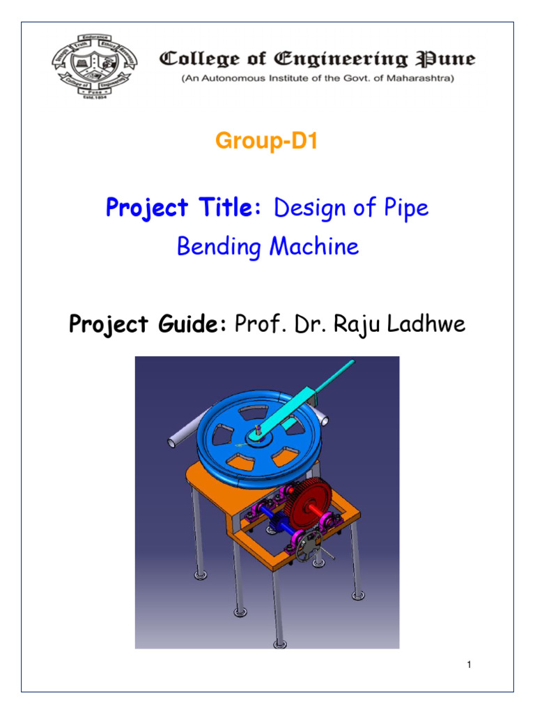 Final Pipe Bending Machine | PDF