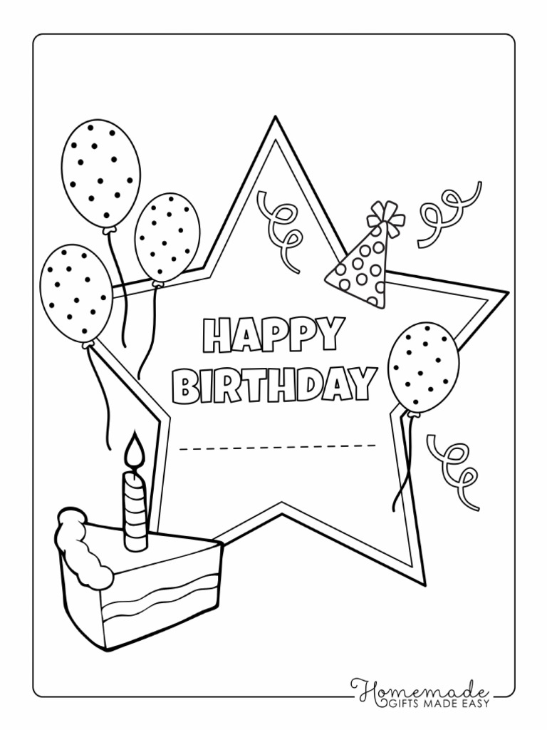 happy-birthday-coloring | PDF