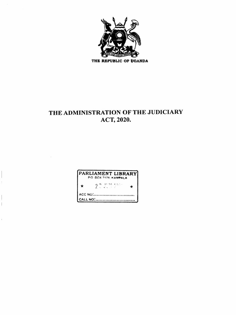 Administration of the Judiciary Act 2020 | PDF | United States Federal ...