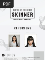 Behaviourism Theory by B.F Skinner PDF | PDF | Reinforcement | Behaviorism