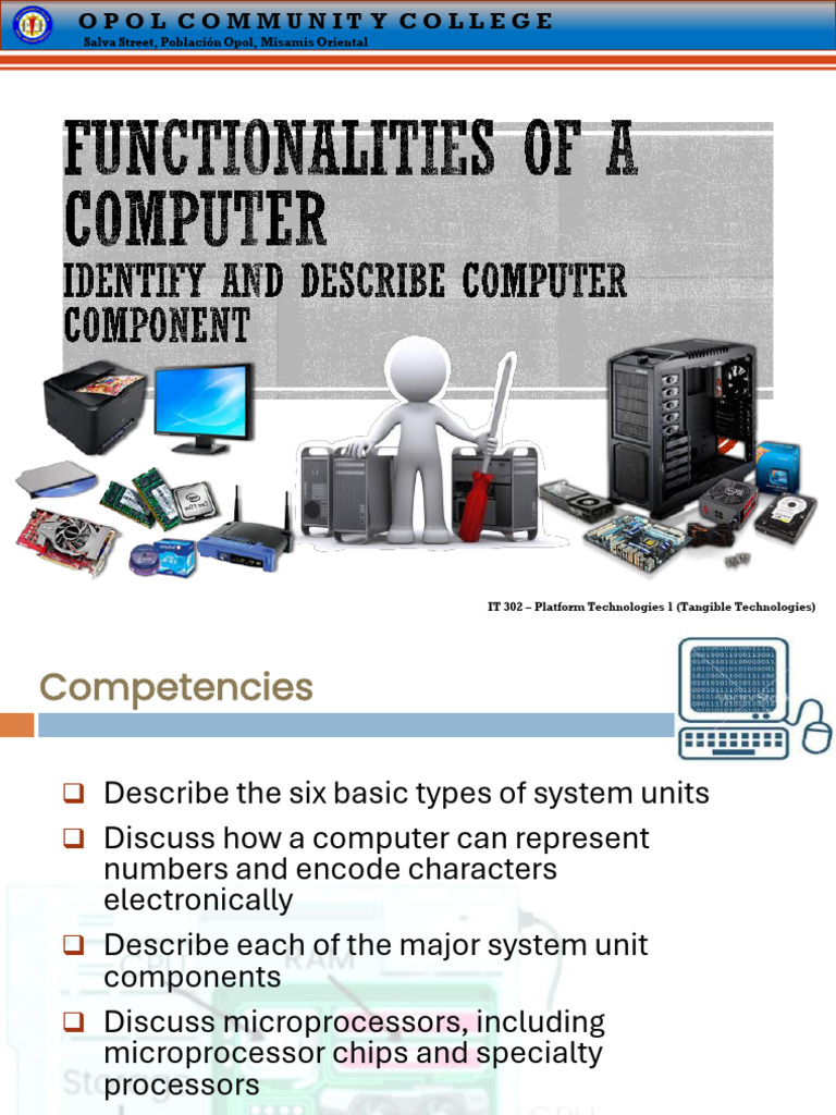 Lec2 - Functionalities of A Computer | PDF | Computer Data Storage | Random Access Memory