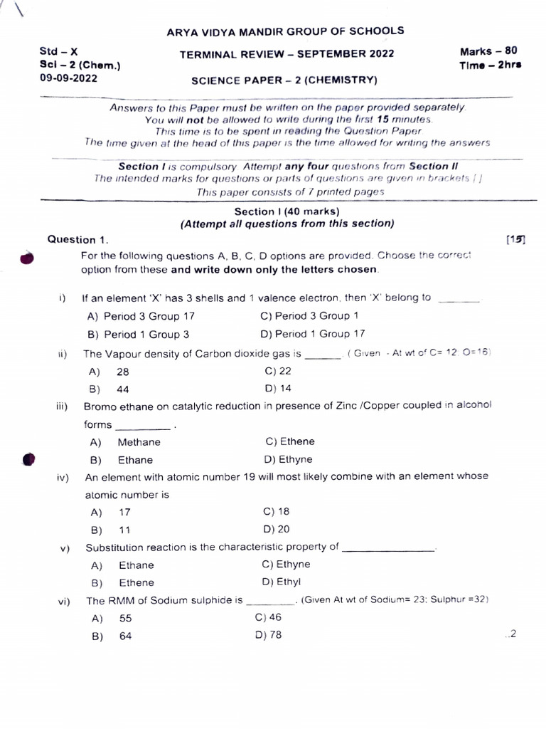Avm Chem Terminal | PDF | Acid | Chemical Compounds