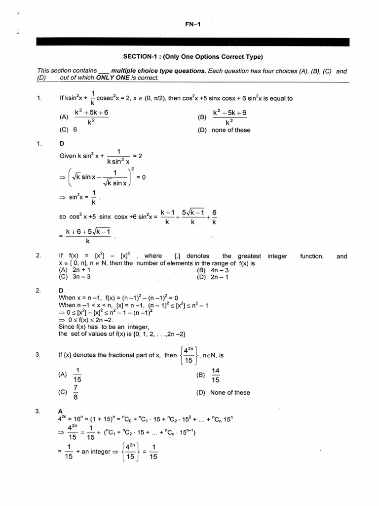 Functions Objective | PDF