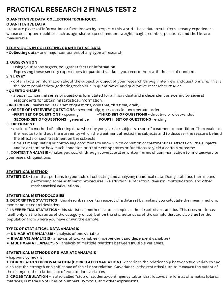 PR-2-FINALS-Test-2 | PDF | Sampling (Statistics) | Statistics