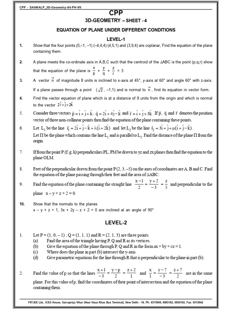 sheet-4-equation-of-plane-under-different-conditions-level-1-pdf