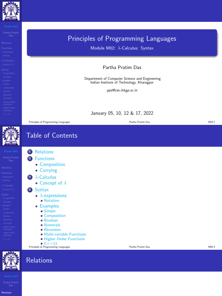 Lambda Calculus - Syntax | PDF | Function (Mathematics) | Variable (Mathematics)
